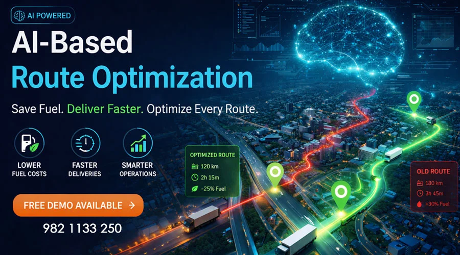 AI-Based Route Optimization Software for Logistics and Fleet Mgmt