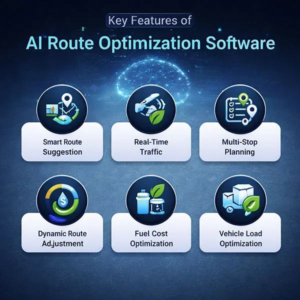AI-Based Route Optimization Software for Logistics and Fleet Mgmt